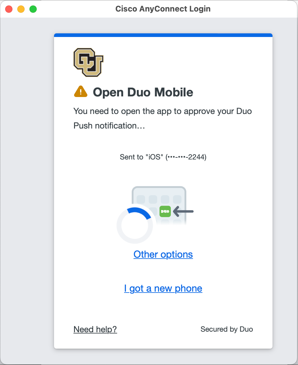 Vpn Setup And Connect Using The Cisco Secure Client For Mac Office Of Information Technology